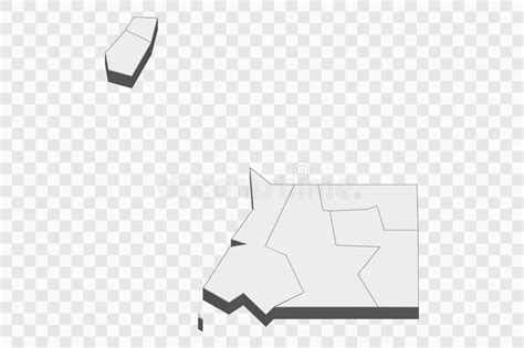 3d Map Illustration Of Equatorial Guinea Stock Illustration