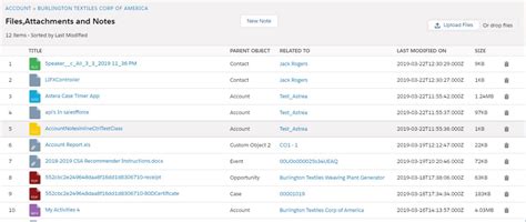 Rollup Files Notes And Attachments Salesforce Lightning Component Astrea It Services