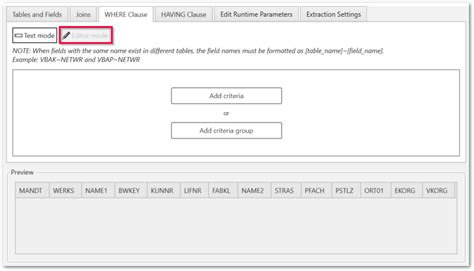 Where Clause Board Connector Helpcenter