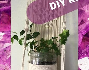 Macrame Wall Shelf Pattern DIY Digital Download Tutorial Etsy