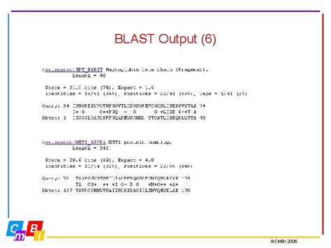 Database Searching Blast Database Searching Sequence Alignment Scoring