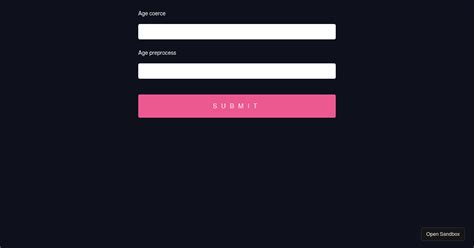 React Hook Form Zod Preprocess Codesandbox
