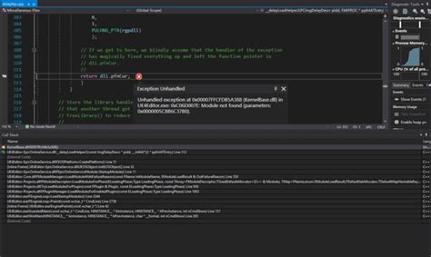 Win64vs20194231 Open Development Editor Crash When Engine Loading