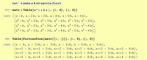 A Matrix A A11 A12 A13 Mn Matrix How To Extract A11 And Write It In Fortranform In