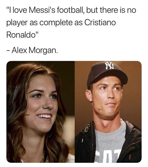 Alex Morgan And Cristiano Ronaldo