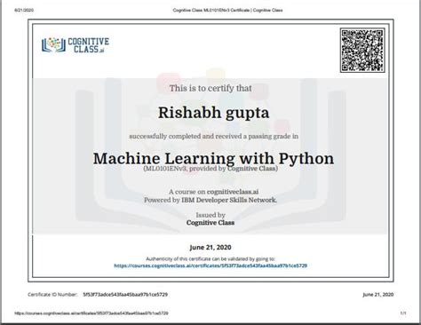 Rishabh Gupta On Linkedin Machinelearning Ibm Cognitiveclass