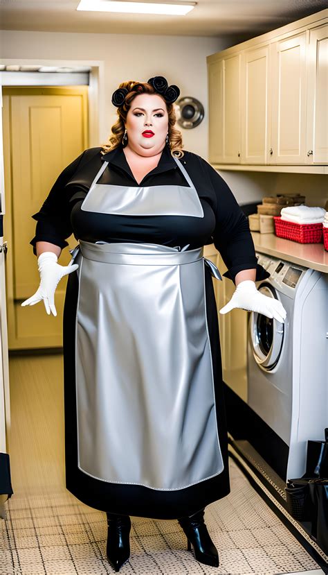 Ssbbw In Latex Apron Abbigliamento