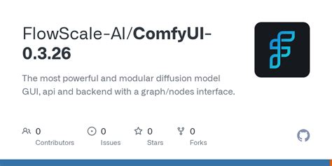 Github Flowscale Aicomfyui 0326 The Most Powerful And Modular Diffusion Model Gui Api And
