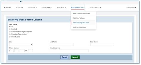 Updating Your E Verify Web Services Password