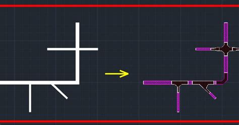 Draw Cable Tray With Fittings In Autocad With Lisp