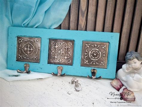 Ключница Азулежу с декоративными плитками в интернет магазине на Ярмарке Мастеров Ключницы