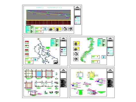 Réseau Deau Potable Dans Autocad Téléchargement Cad 68011 Kb