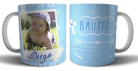 12 Tazas Personalizadas Bautizo Recuerdos Meses sin interés