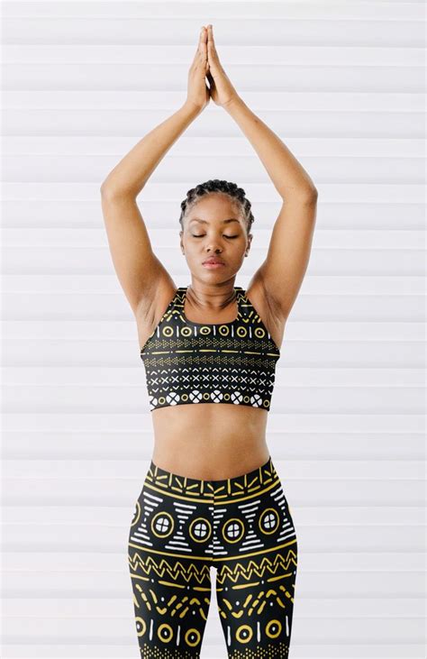 Kuducu African Print Tribal Sports Bra Tribal Leggings Tribal Print Leggings Activewear Print