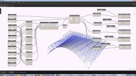 Autodesk Labs Dynamo Plug In For Robot Structural Analysis Truss 3d Model