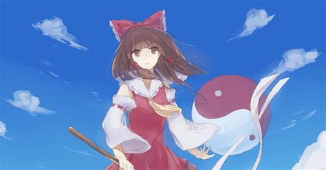 博麗霊夢 空飛ぶ巫女の不思議な毎日 Hakoのイラスト Pixiv