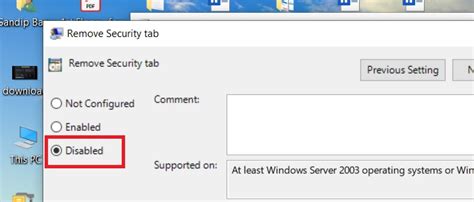 Security Tab Missing In Properties Window In Windows