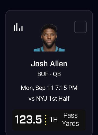 When Did Josh Allen 😭 Rprizepicks