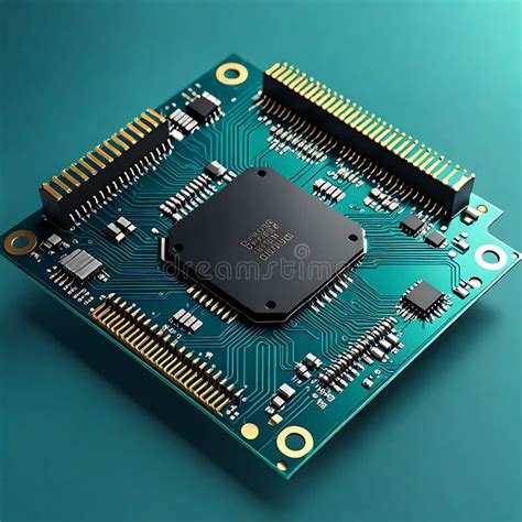 Futuristic D Rendered Illustration Of A High Tech Electronic