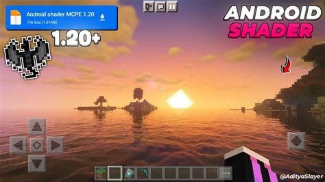 Android Shader For Minecraft PE Render Dragon Working YouTube