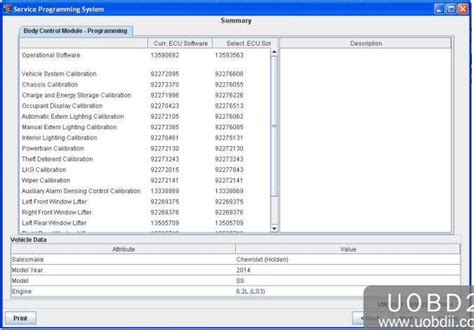 how to use tis2web for sps or sps pass thru programming uobdii