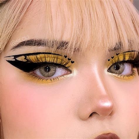 Anime Eyes Makeup Before After