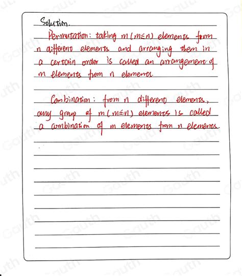 Solved Identify If Combinations On Permutation 1 Arranging Books In A