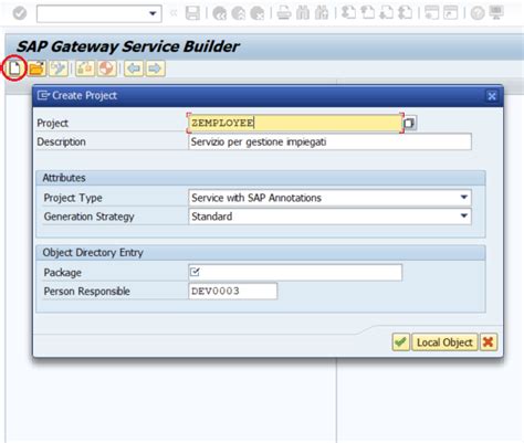 Creazione Di Un Servizio Gateway SAP Con Operazioni CRUDQ NTD Italia