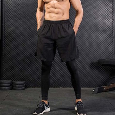 남자레깅스 남성 레깅스 반바지 헬스 짐웨어 운동 땀복 타이즈 믿고 사는 즐거움 Ssgcom