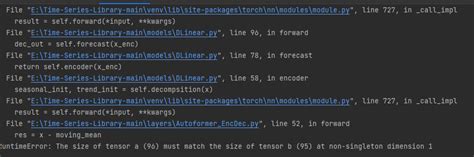 Datasetcustom运行其他模型遇到的问题 · Issue 139 · Thumltime Series Library · Github