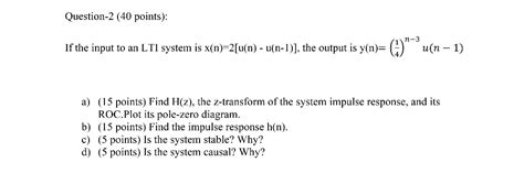 Solved I Ve Sent Some DSP Questions But I Didn T Get Chegg Com