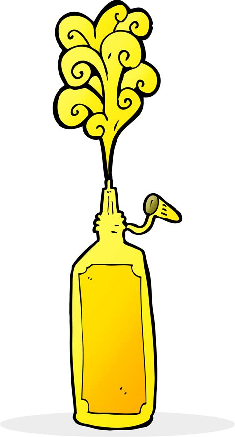 Cartoon Mustard Bottle 45073736 Png