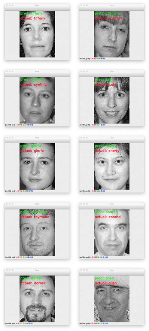 opencv eigenfaces for face recognition pyimagesearch
