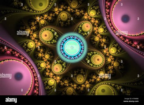 Fractal Mathematic Algorithm Generated Art Picture Illustration Can