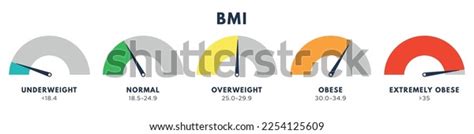 Body Mass Index Mass Index Scale Stock Vector Royalty Free 2254125609