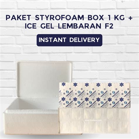 Jual Styrofoam Box 1 Kg Box Sterofoam Styrofoam Gabus Paket Stearofoam