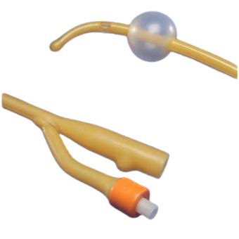 Dover Hydrogel Coated 2 Way Foley Catheter Coude Tip 30cc 22 Fr