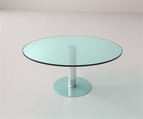 Artstation Glass Circular Table Game Assets