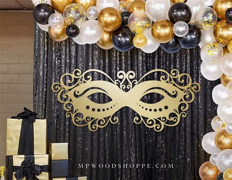 Masquerade Wood Sign For Backdrop Carnaval Party Decor Mardi Etsy Masquerade Party