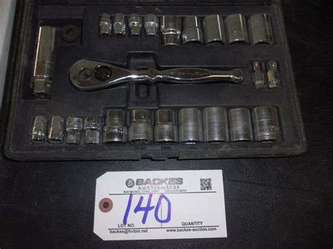 Socket Set Backes Commercial Auctioneers