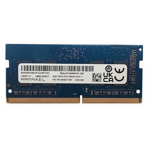 قیمت و خرید رم لپ تاپ رم اکسل 4 گیگابایت Ddr4 با فرکانس 3200 مگاهرتز
