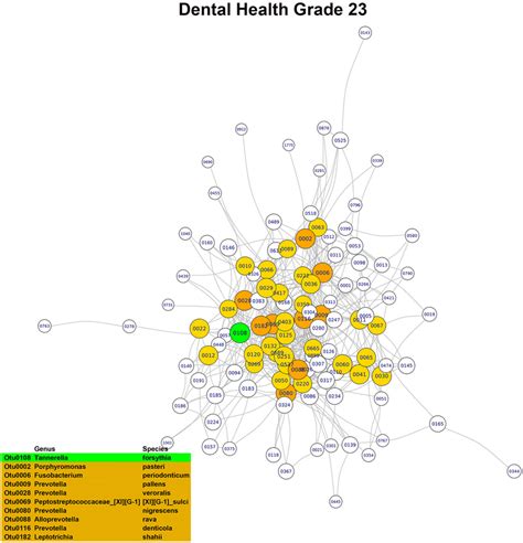 Main Module Of The Co Occurrence Network Associated With Grade 0 Of The