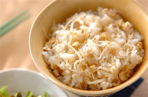 ショウガご飯【e・レシピ】料理のプロが作る簡単レシピ20060721公開のレシピです。
