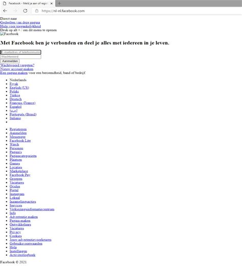 Facebook Website Has No Css Only Plain Text — Withsecure Community
