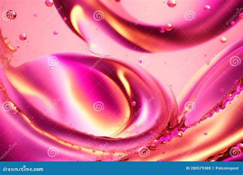 An Amazing Pink Background The Ethereal Pink Liquid Generative Ai Stock Photo Cartoondealer