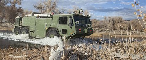 Marines Begin Testing Oshkosh Defense P 19r Firefighting Vehicle