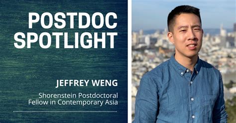 Postdoc Spotlight Jeffrey Weng On Language And Society Fsi