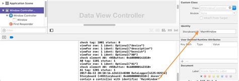swift3 cocoa storyboard storyboard doesn t contain a controller with