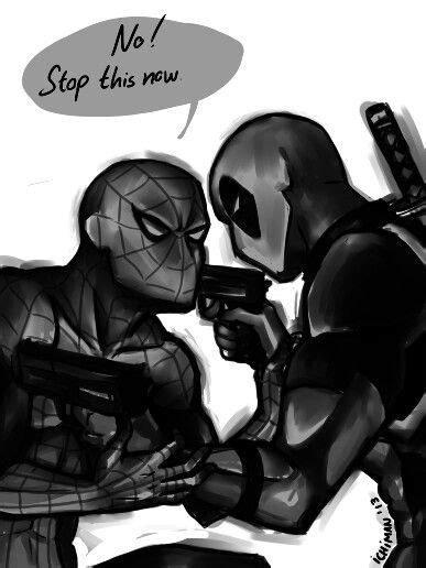 Spidypool Deadpool And Spiderman Batman Wade Wilson Red Team Superbat Spideypool Marvel Dc