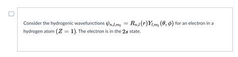Solved 1 What Is The Most Probable Radius R Of An Electron